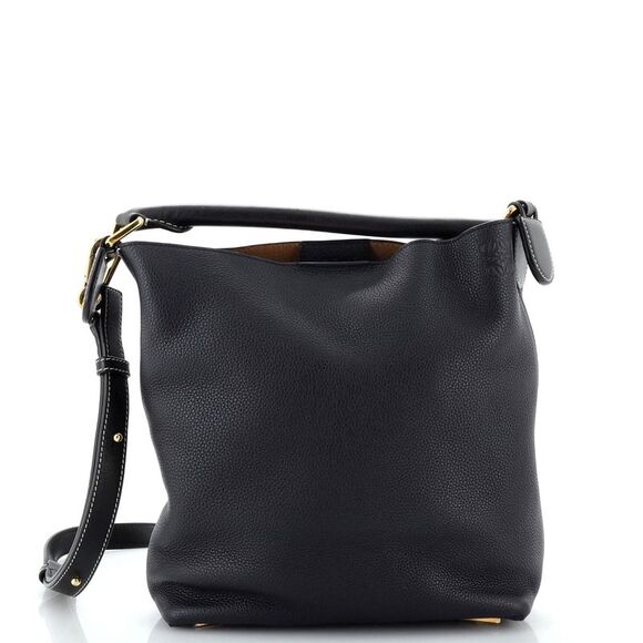 Loewe | Bags | Loewe T Bucket Bag Leather Small Blue | Poshmark